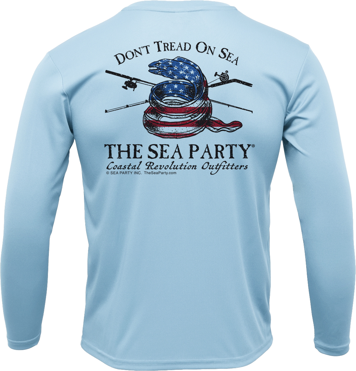 American Eel Logo LS Performance Crew